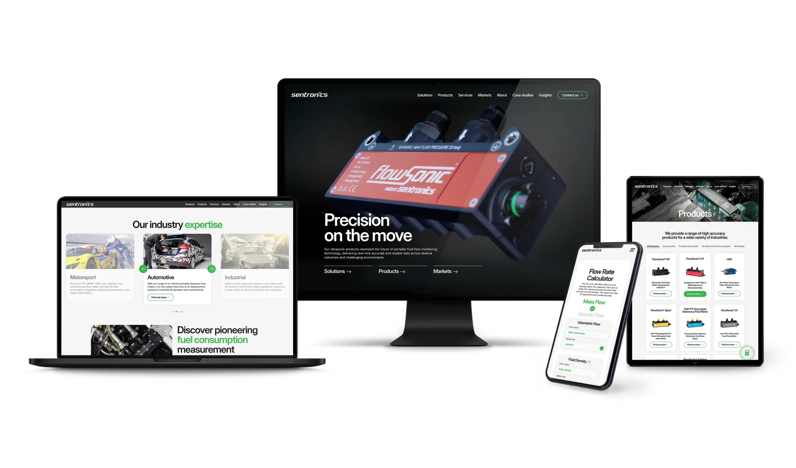 Sentronics | Above Digital | Web Design Agency in Reading and London